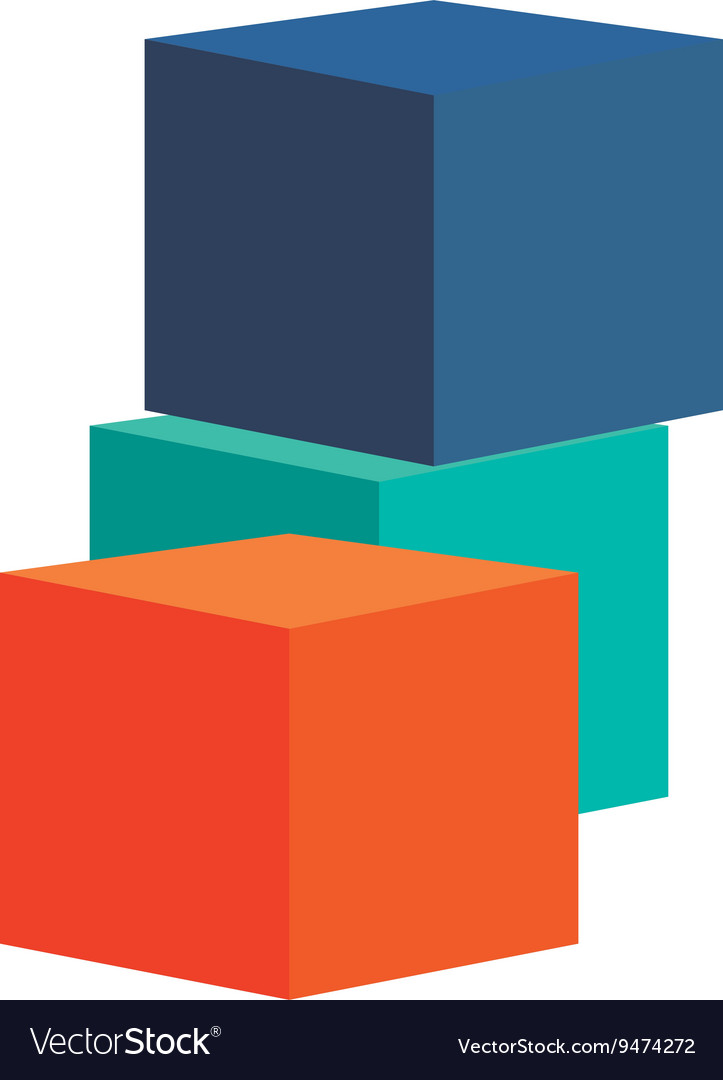 Construction blocks icon Royalty Free Vector Image