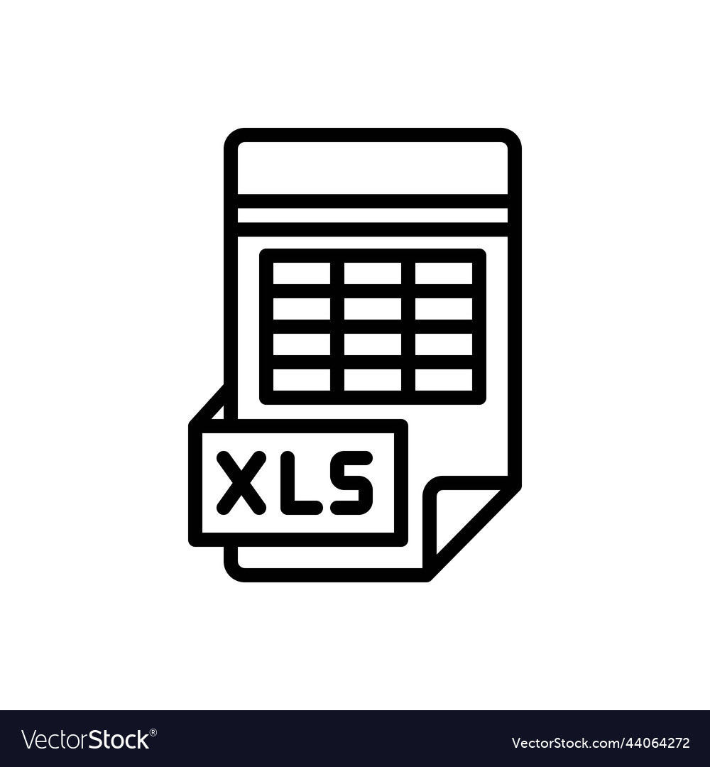 Excel Royalty Free Vector Image Vectorstock