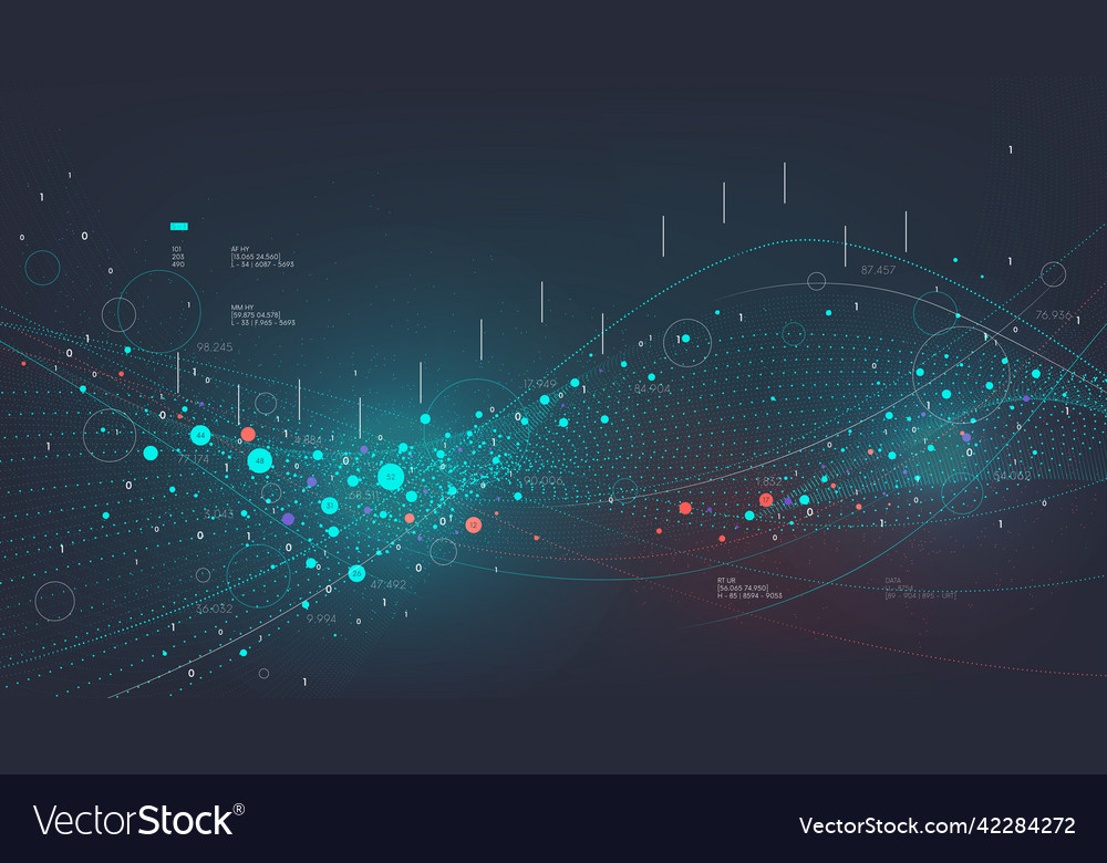 Innovative unstructured big data processing Vector Image