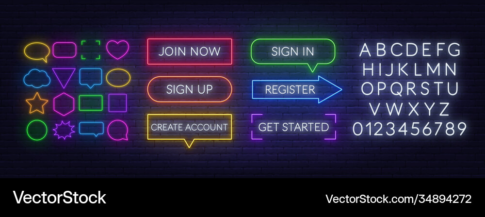 Join now sign in sign up register create Vector Image