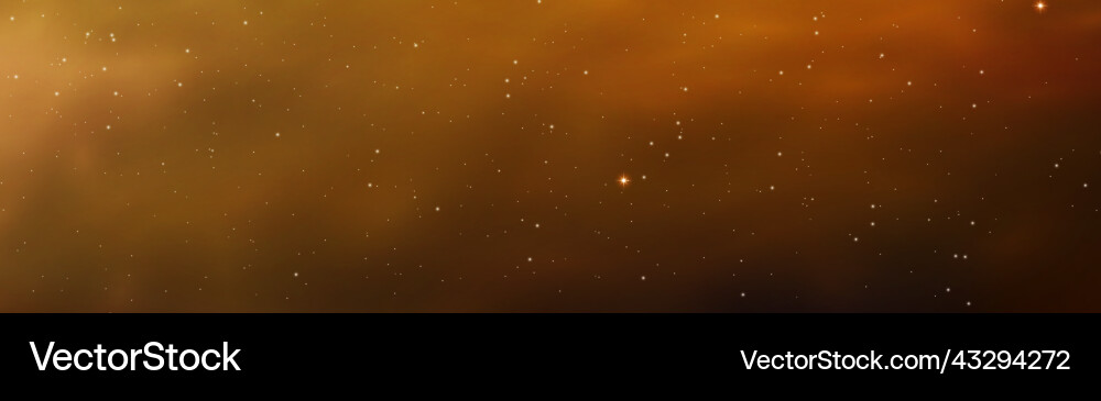 Night red orange starry sky star galaxy background