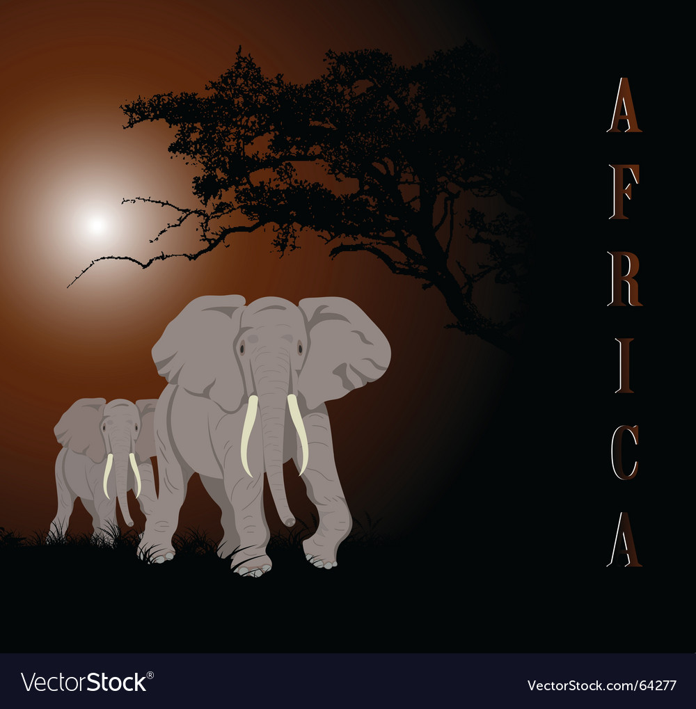 Elephant Royalty Free Vector Image - VectorStock