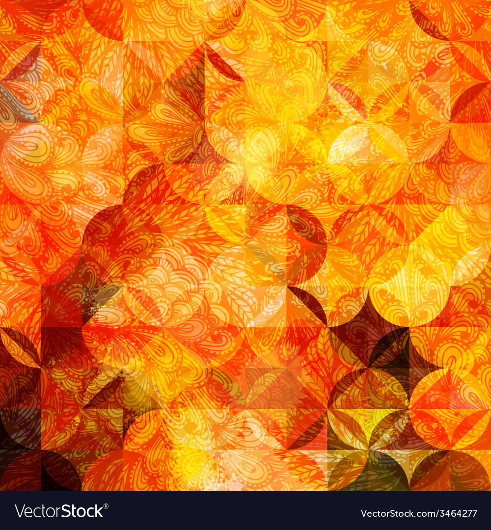 Grunge orange pattern Royalty Free Vector Image
