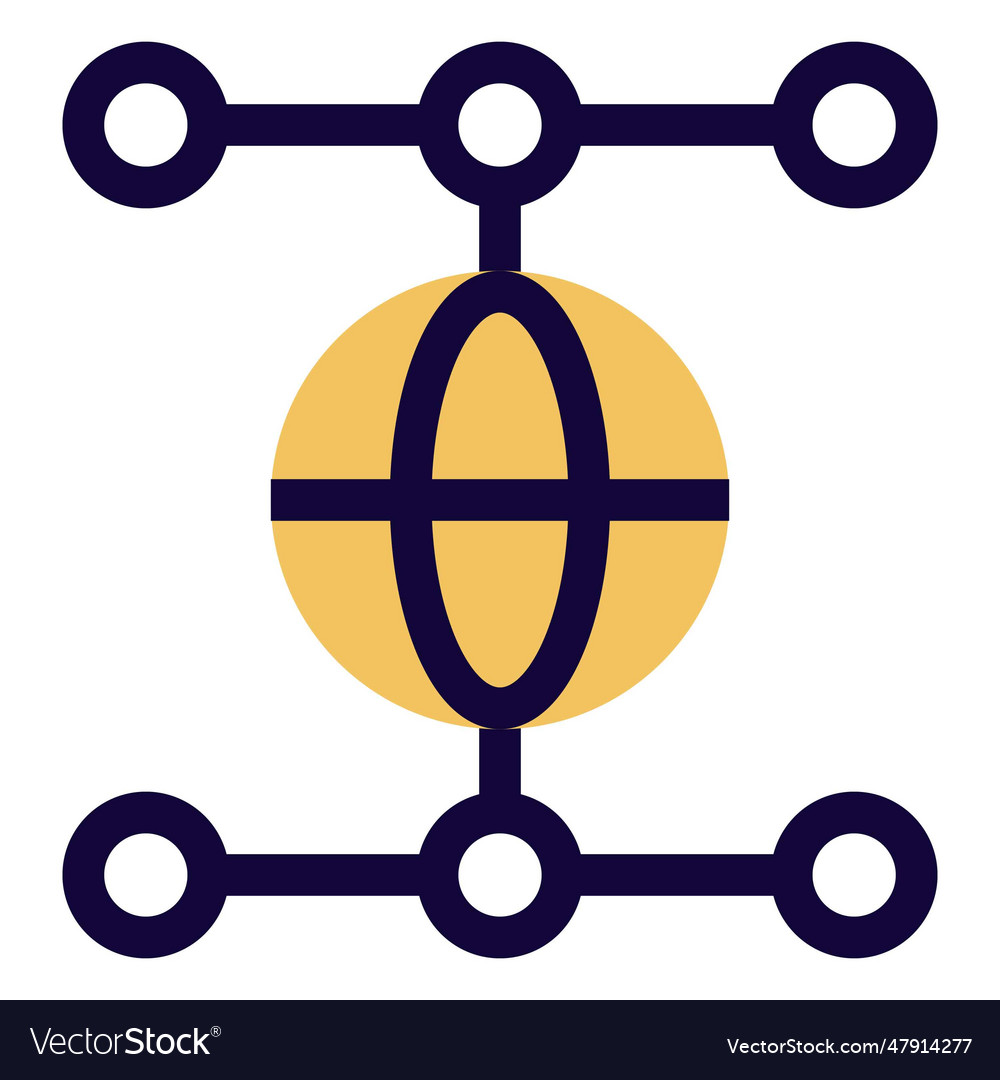 Network Connectivity Available Throughout Vector Image