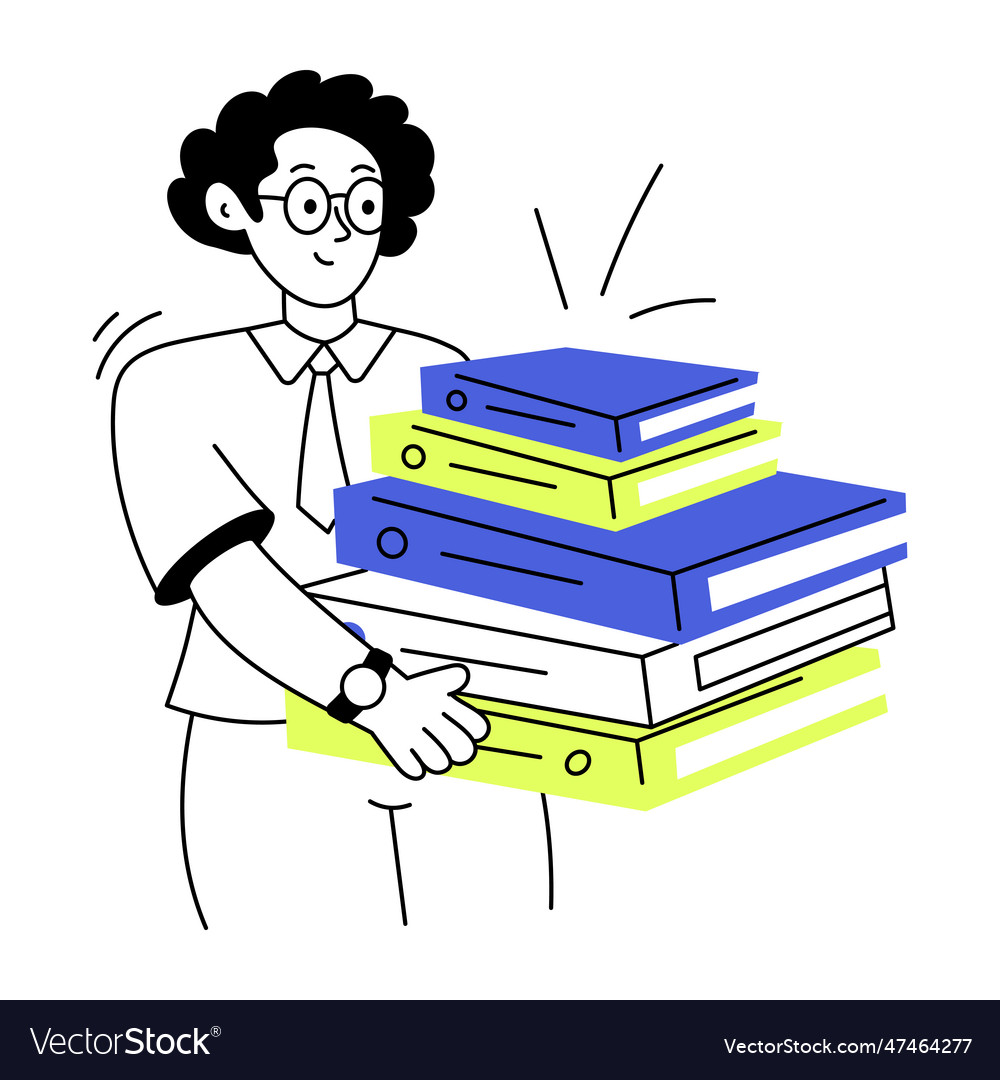 Office files Royalty Free Vector Image - VectorStock