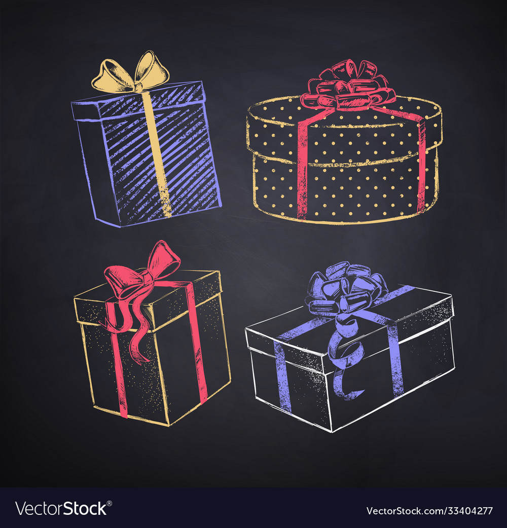 Set gift boxes Royalty Free Vector Image - VectorStock