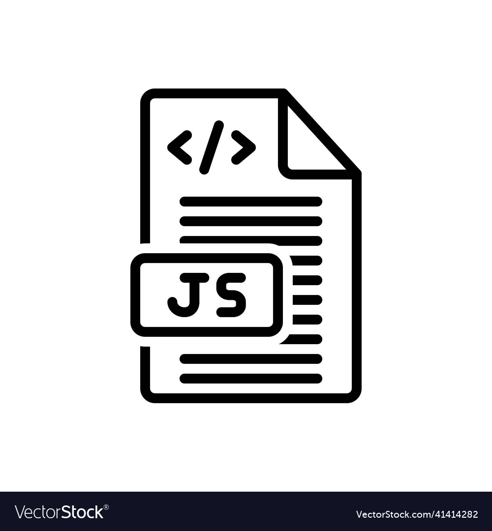 Js Royalty Free Vector Image - VectorStock