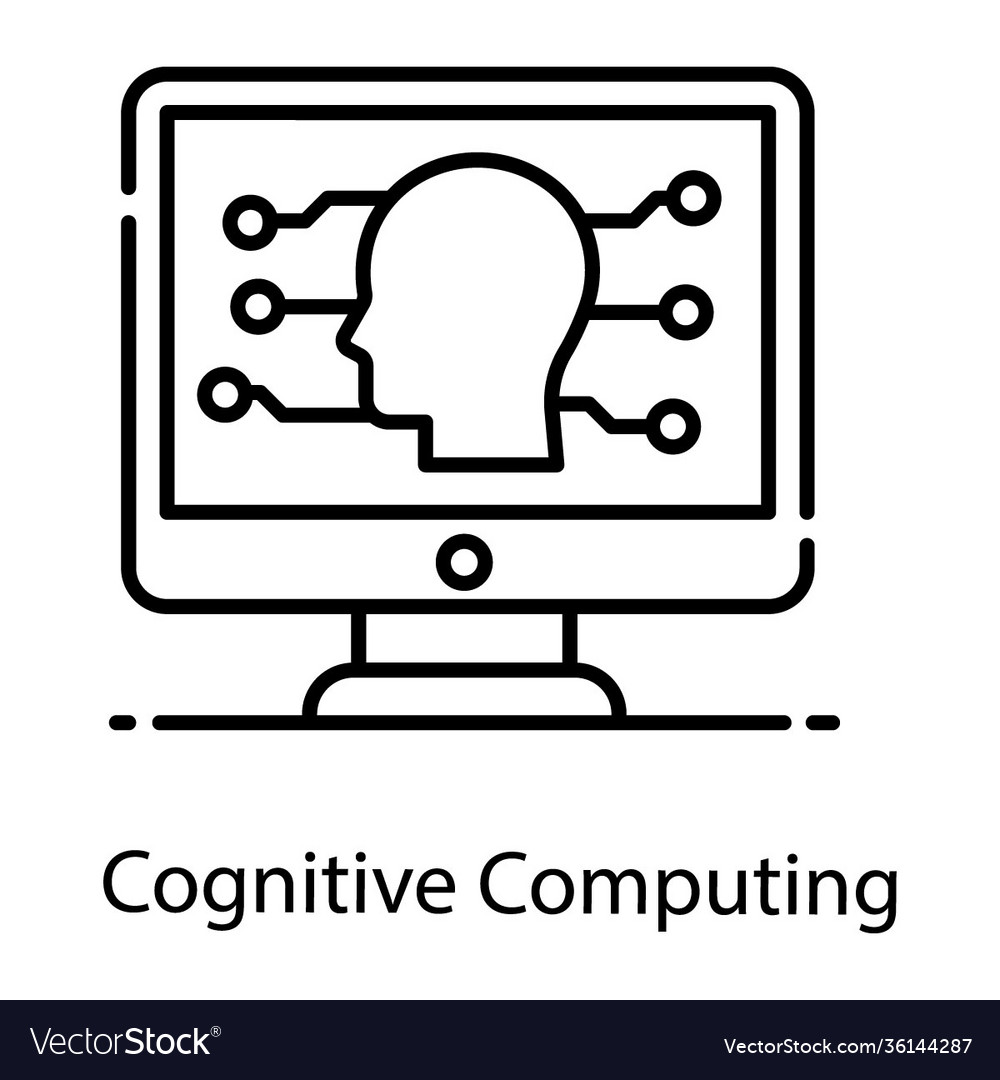Cognitive computing Royalty Free Vector Image - VectorStock
