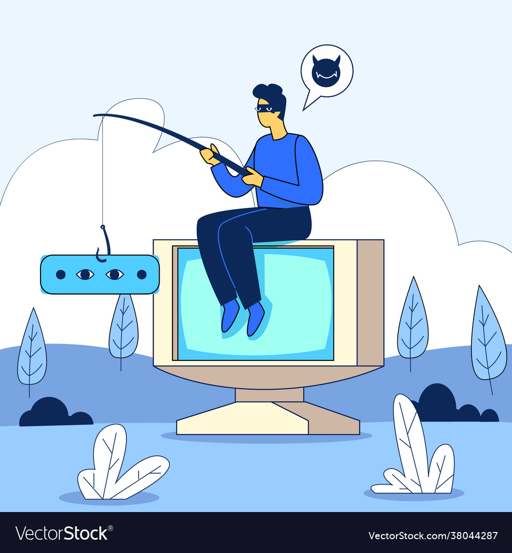 Computer hacker concept Royalty Free Vector Image