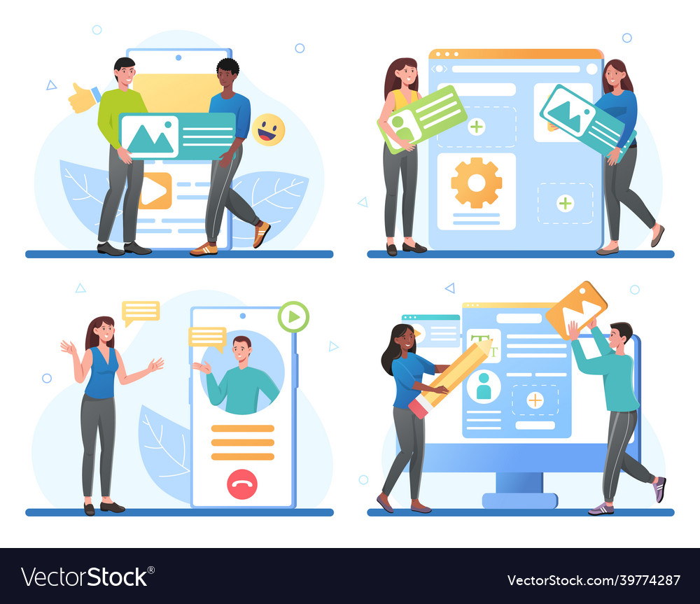 Concept of network Royalty Free Vector Image - VectorStock
