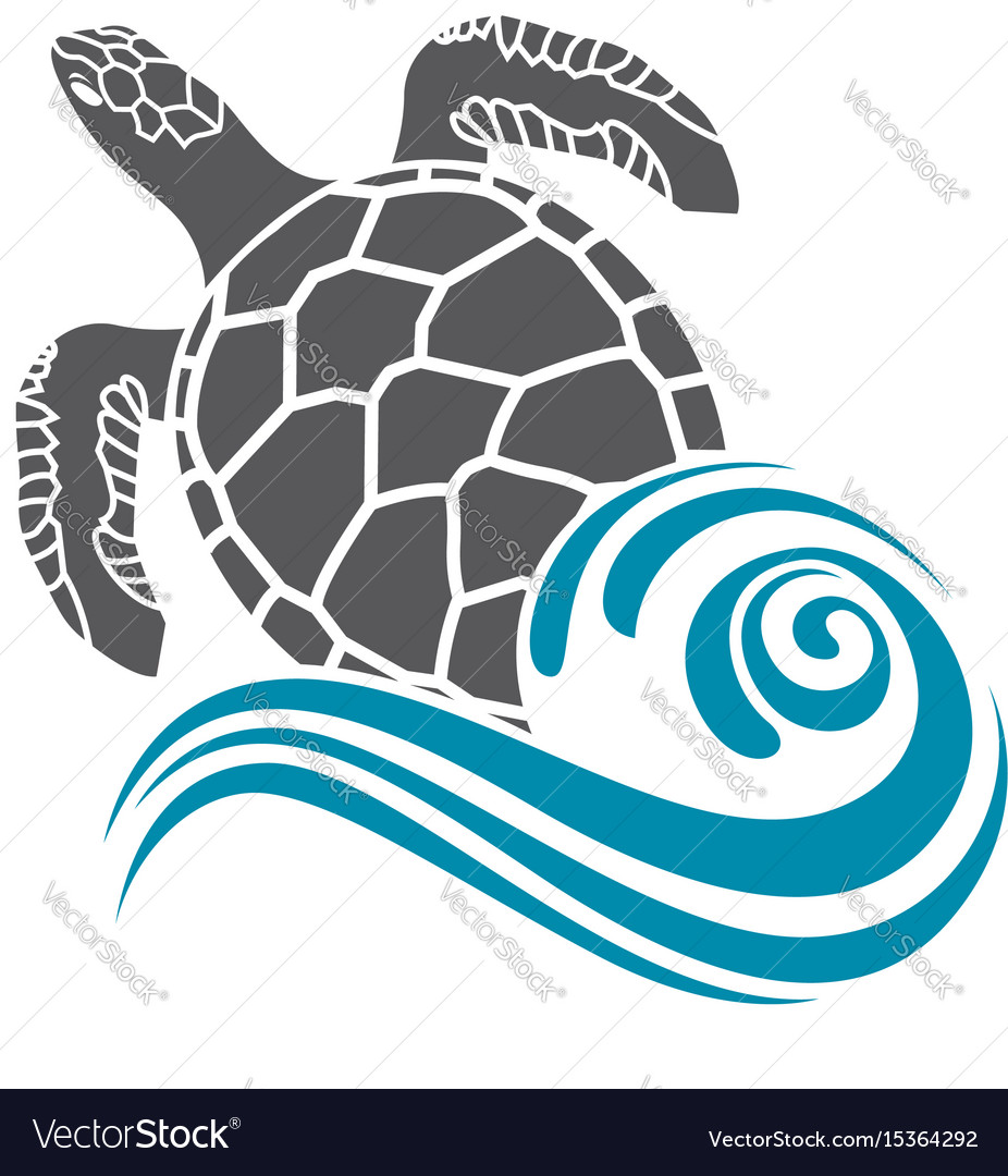 Sea turtle icon Royalty Free Vector Image - VectorStock