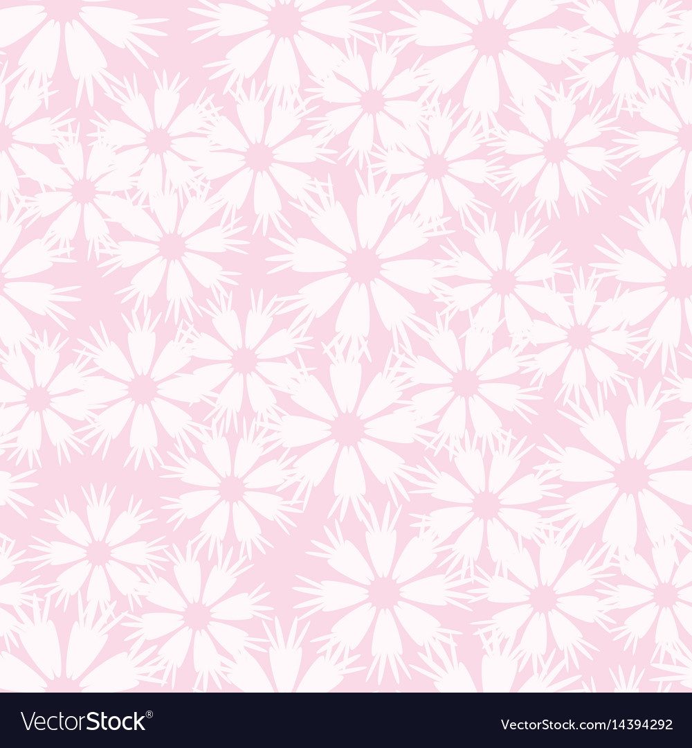 Spring flower pattern seamless Royalty Free Vector Image