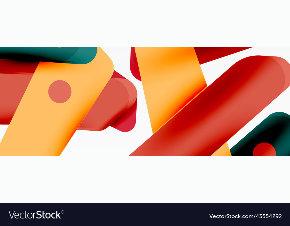 Tech minimal geometric wallpaper creative Vector Image