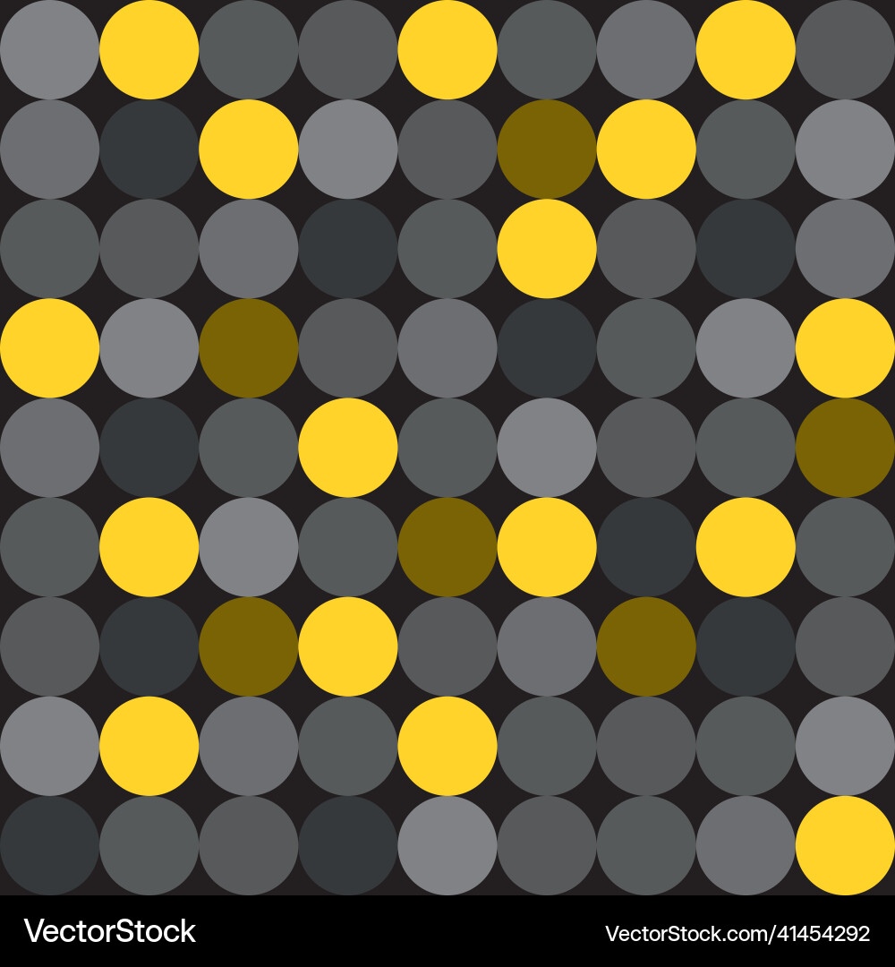 Yellow And Gray Polka Dot Background Fotografie, Obraz Grey And Yellow