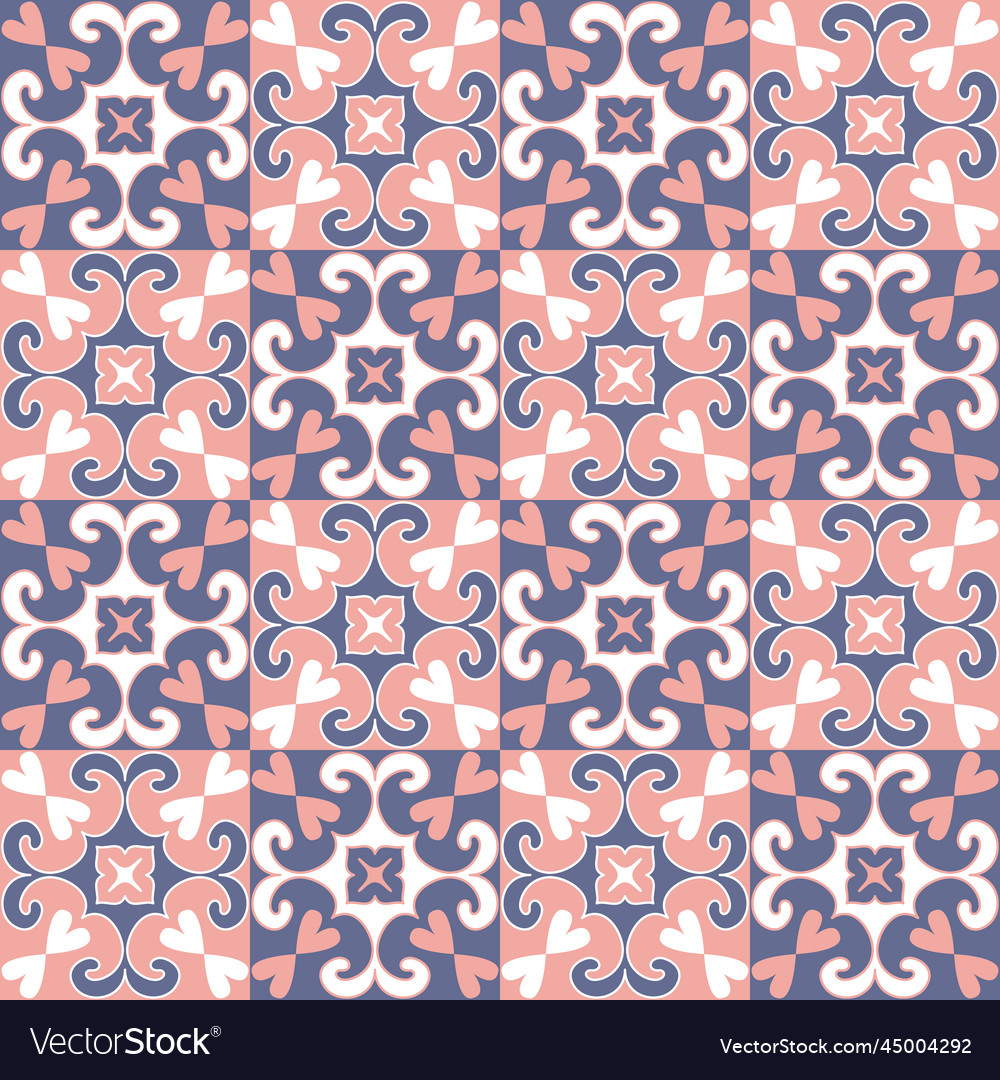Trendy design ceramic tile mosaic designer wall Vector Image