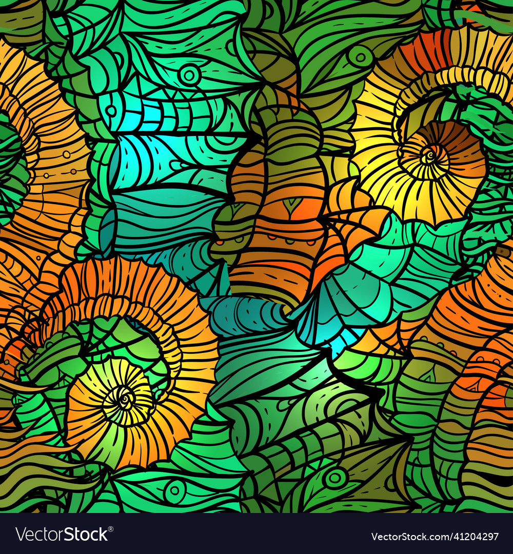 Abstract mosaic pattern Royalty Free Vector Image