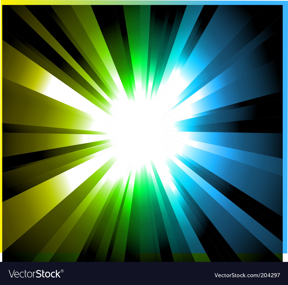 Light explosion background Royalty Free Vector Image