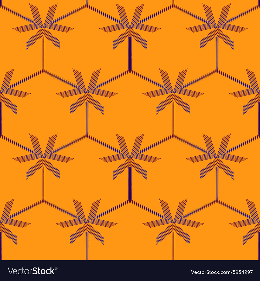 Seamless geo pattern Royalty Free Vector Image