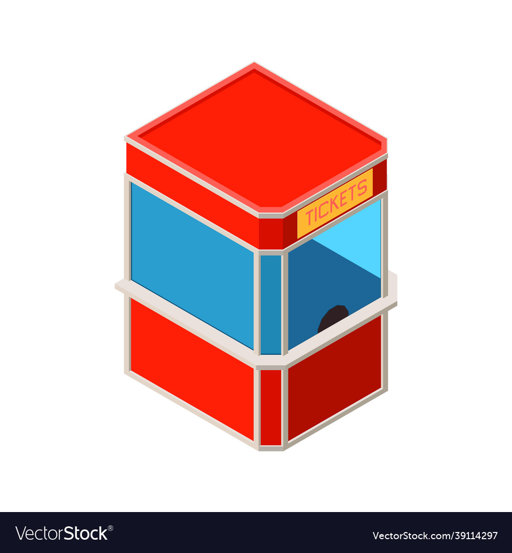 Ticket booth icon Royalty Free Vector Image - VectorStock