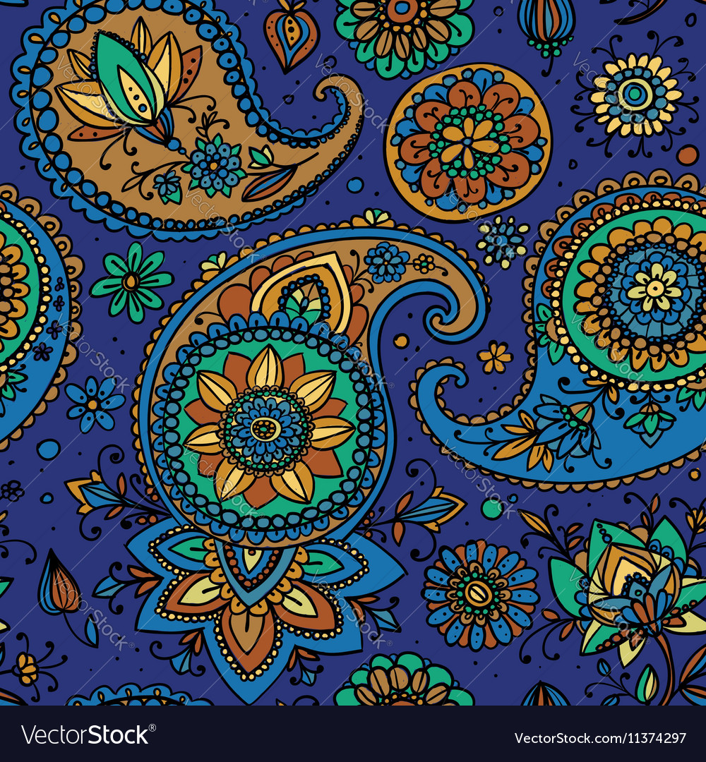 Vintage pattern Royalty Free Vector Image - VectorStock