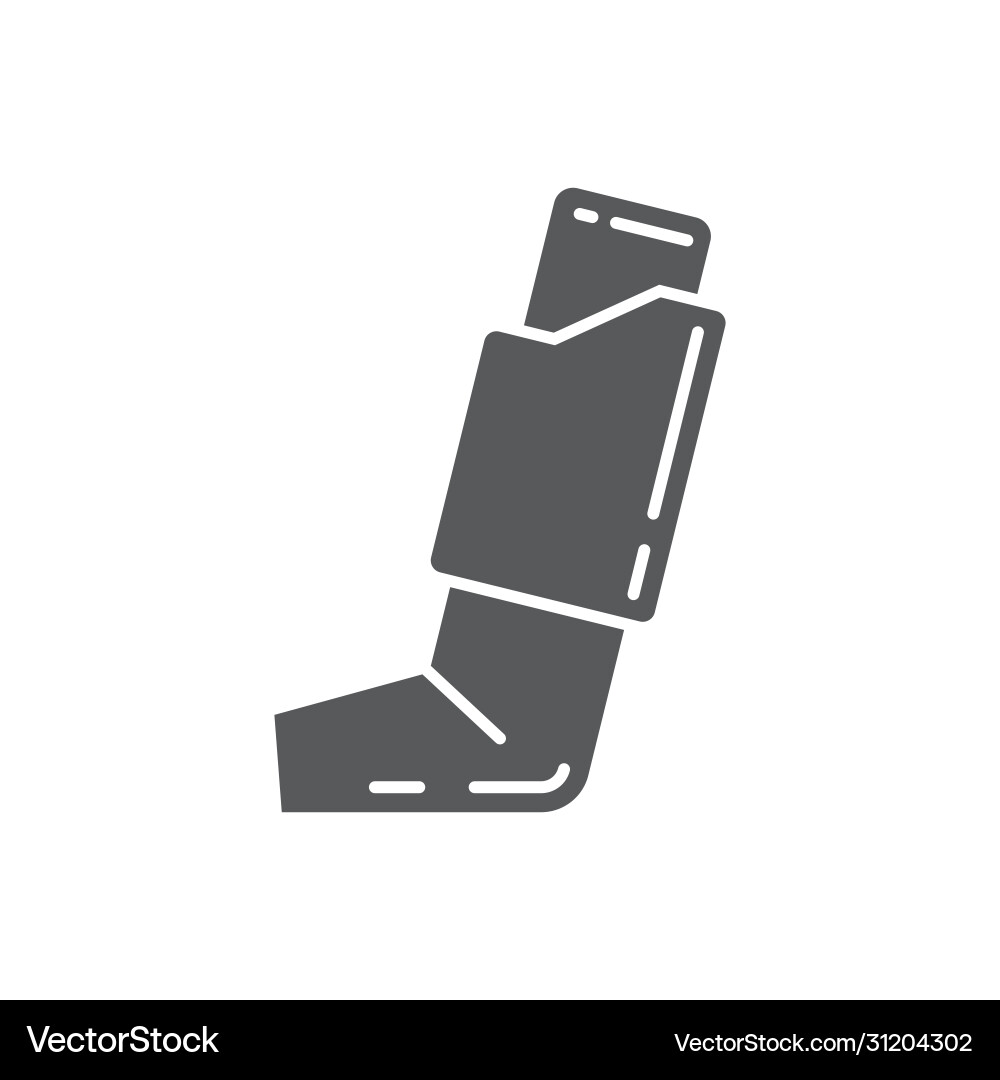 Asthma inhaler icon symbol isolated on white Vector Image