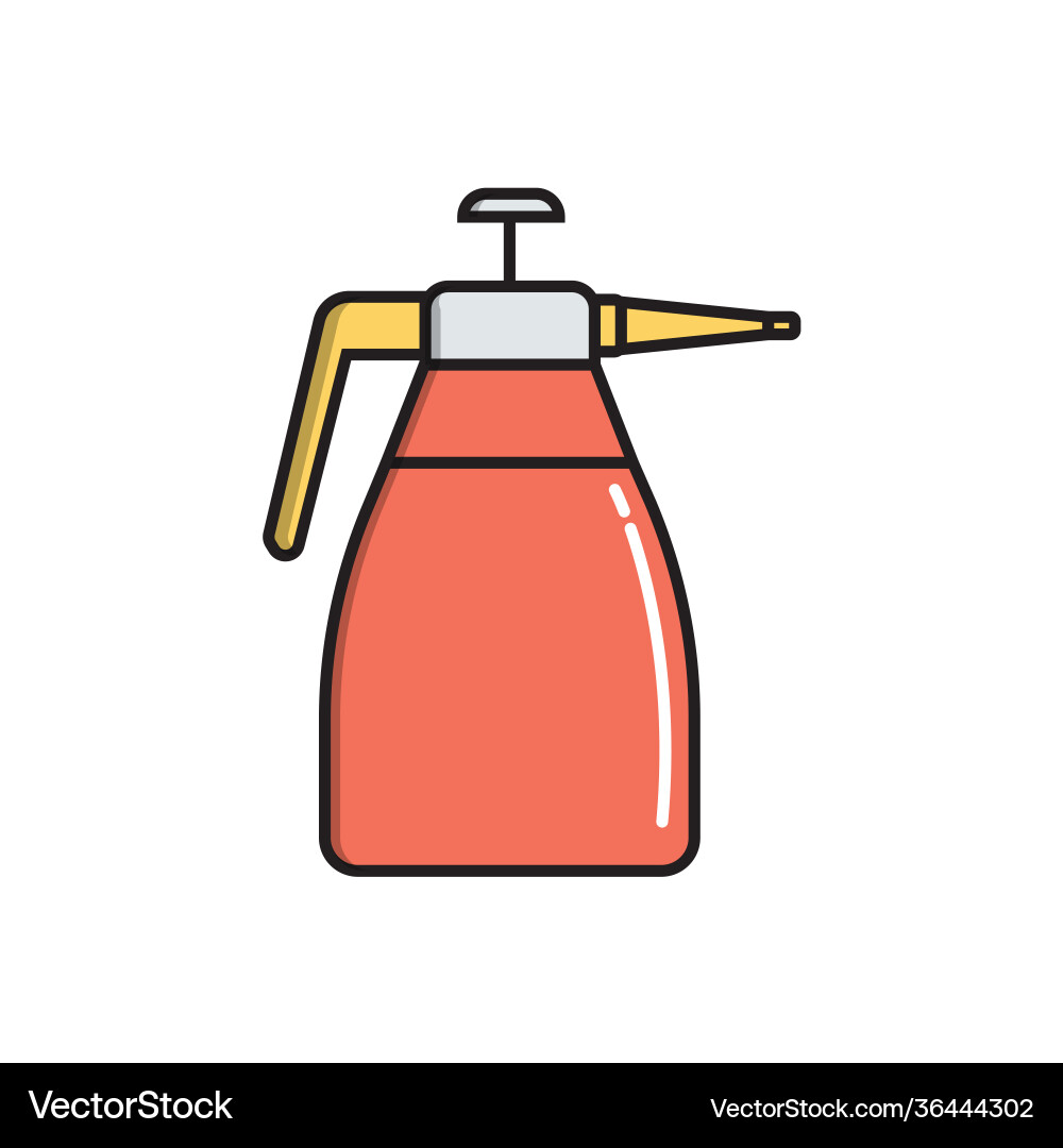 Garden spray bottle simple gardening icon Vector Image