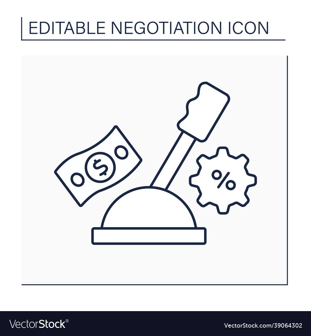 Leverage line icon Royalty Free Vector Image - VectorStock