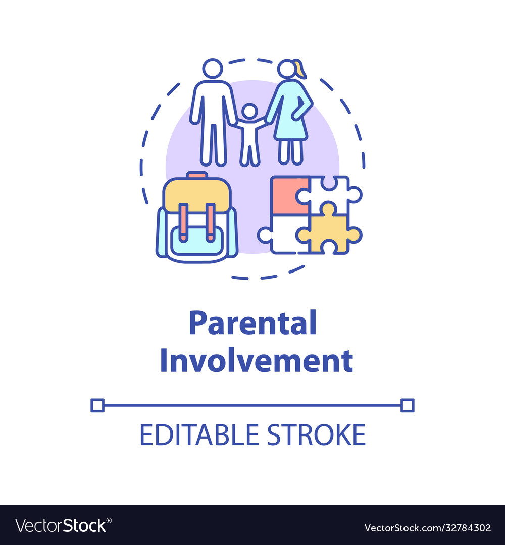 Parental involvement concept icon Royalty Free Vector Image Parental involvement concept icon Royalty Free Vector Image