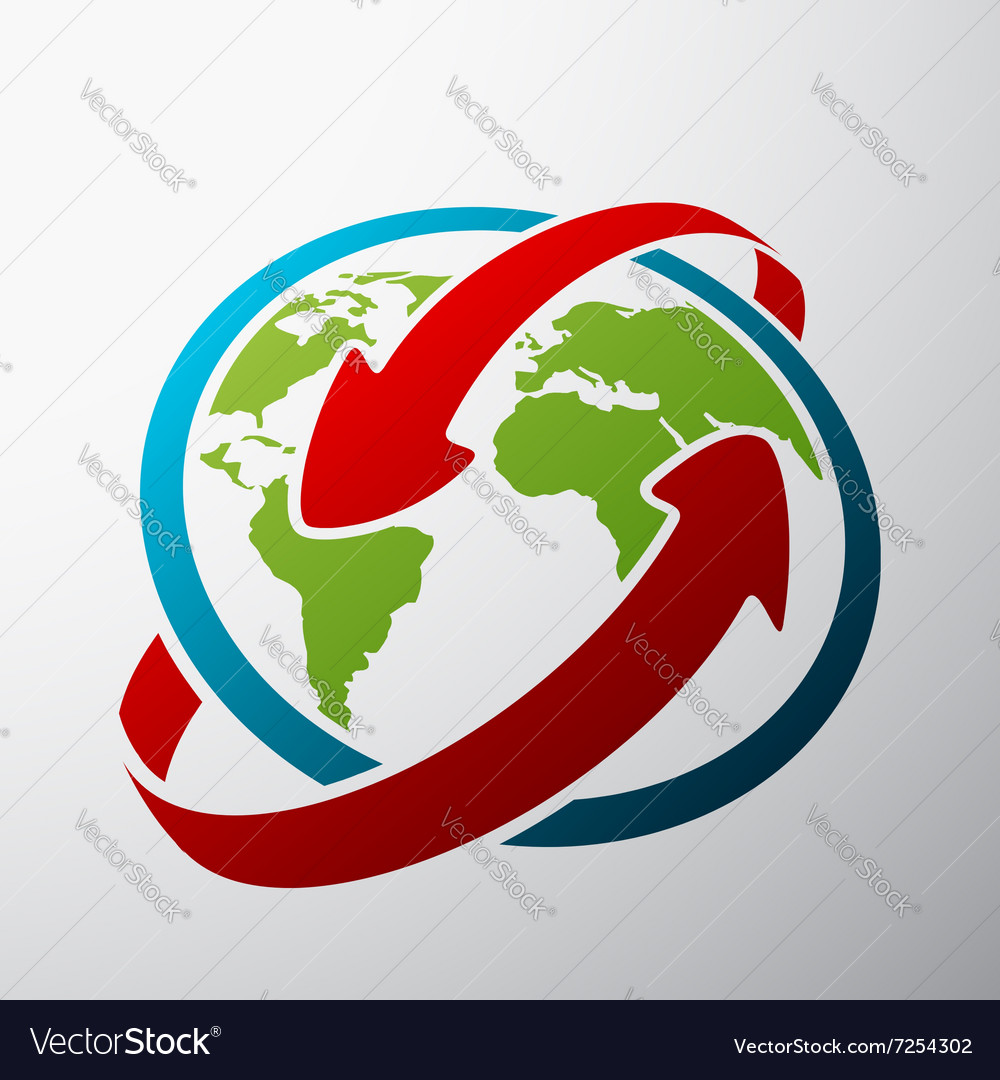 Planet earth stock Royalty Free Vector Image - VectorStock