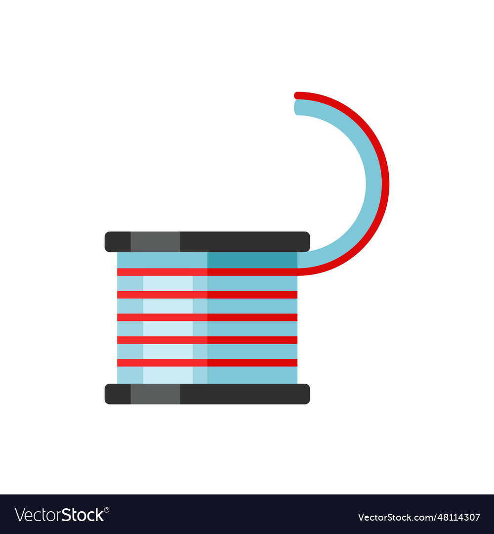 Electric Cable Reel Icon Royalty Free Vector Image