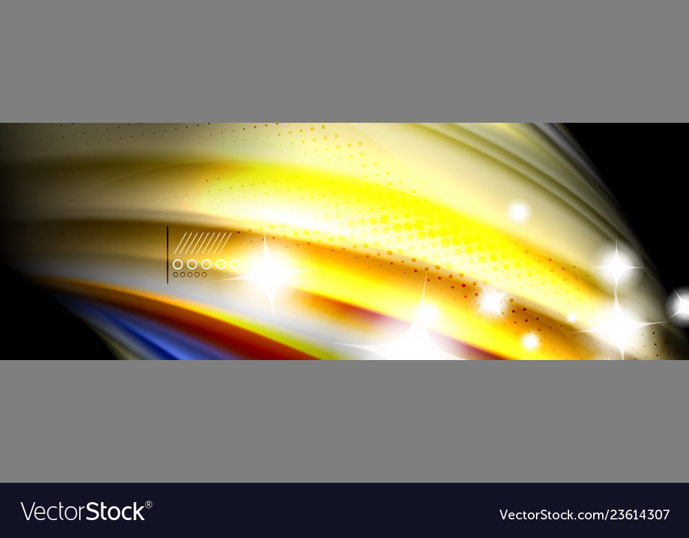 Fluid liquid wave pattern Royalty Free Vector Image