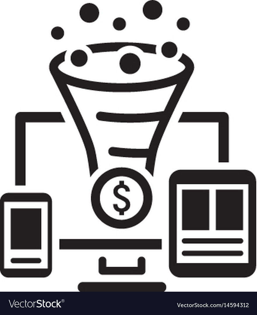 Conversion rate optimisation icon Royalty Free Vector Image Conversion rate optimisation icon Royalty Free Vector Image