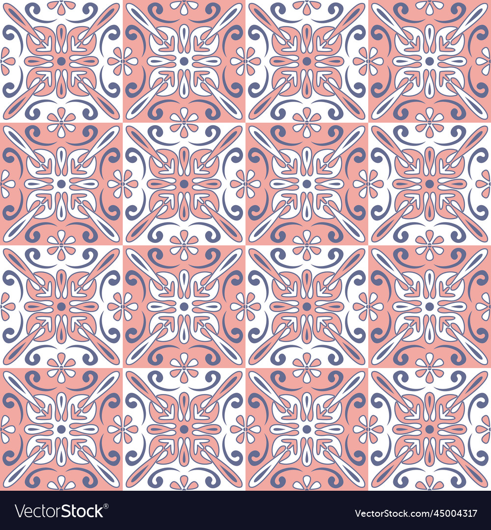 Ceramic tile mosaic design wall decoration Vector Image