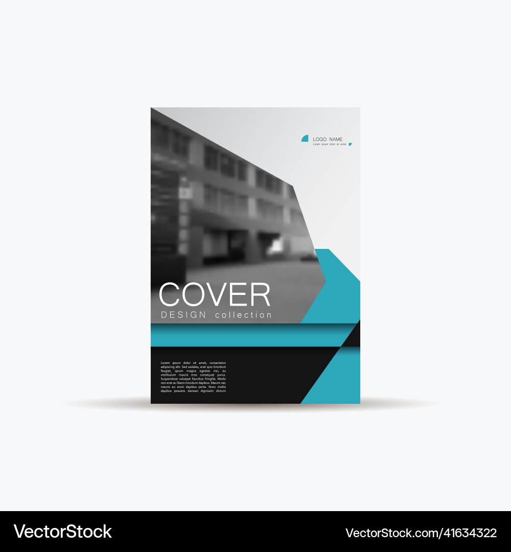 Brochure city design template cover Royalty Free Vector