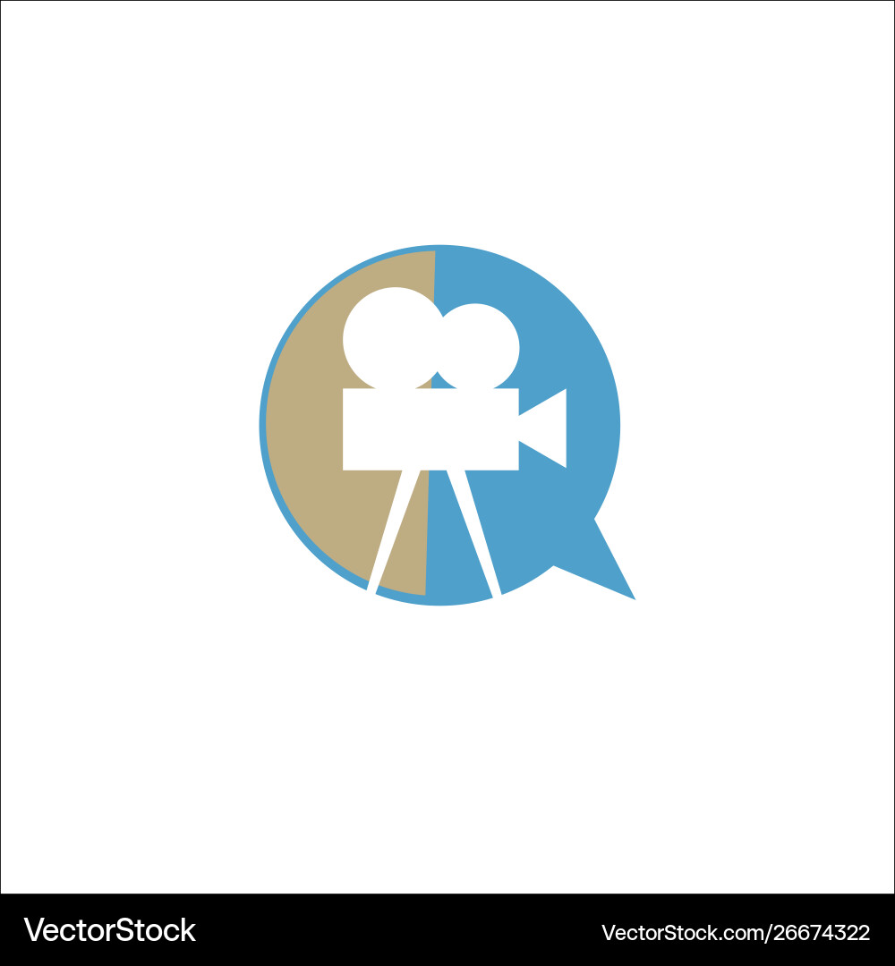 Colorful dialog balloons bubble speech logo icon Vector Image