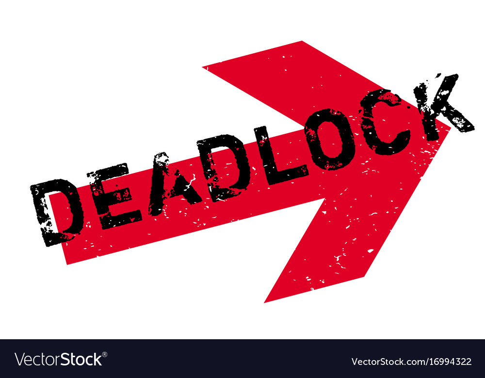 Deadlock rubber stamp Royalty Free Vector Image