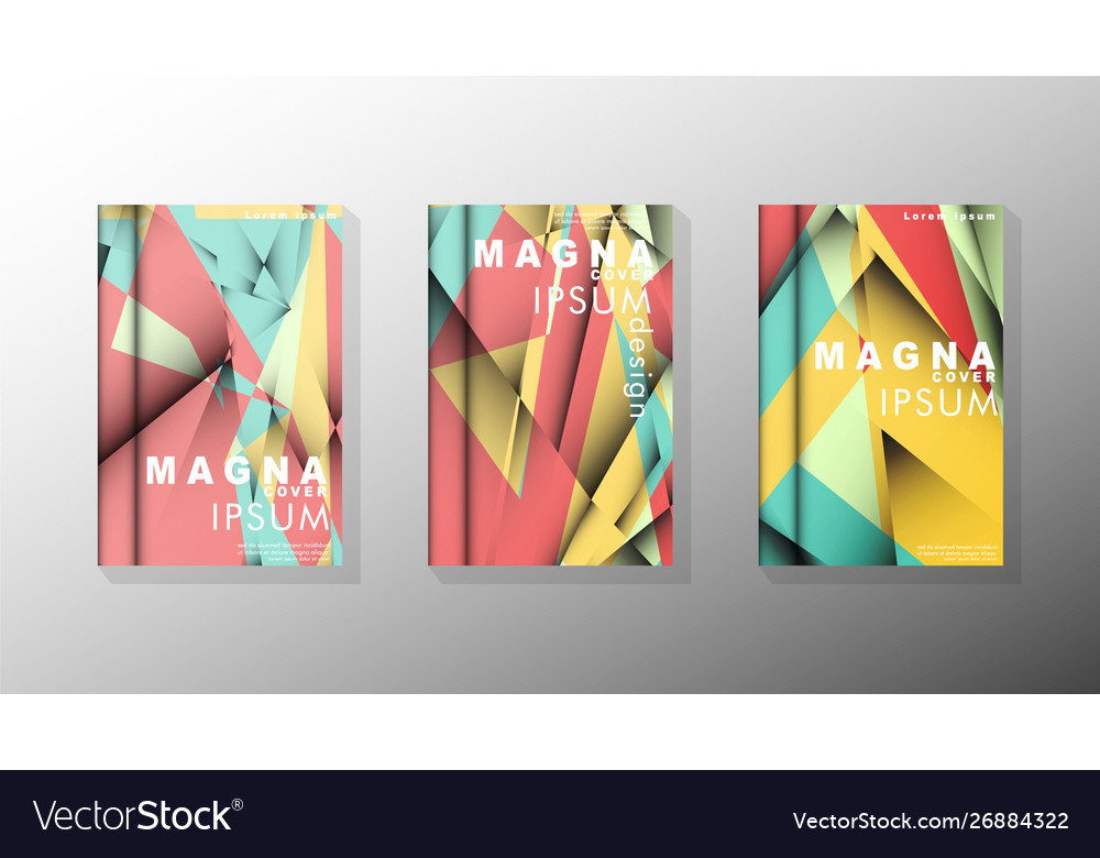 Gradient minimal geometric pattern design Vector Image