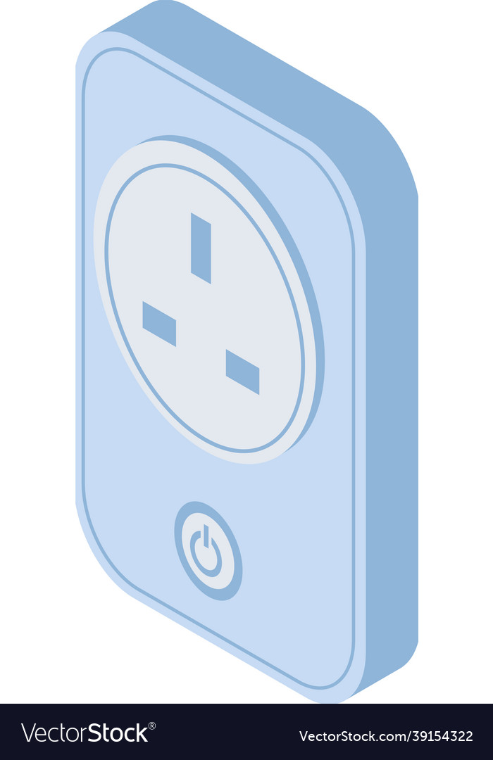 Smart socket icon Royalty Free Vector Image - VectorStock