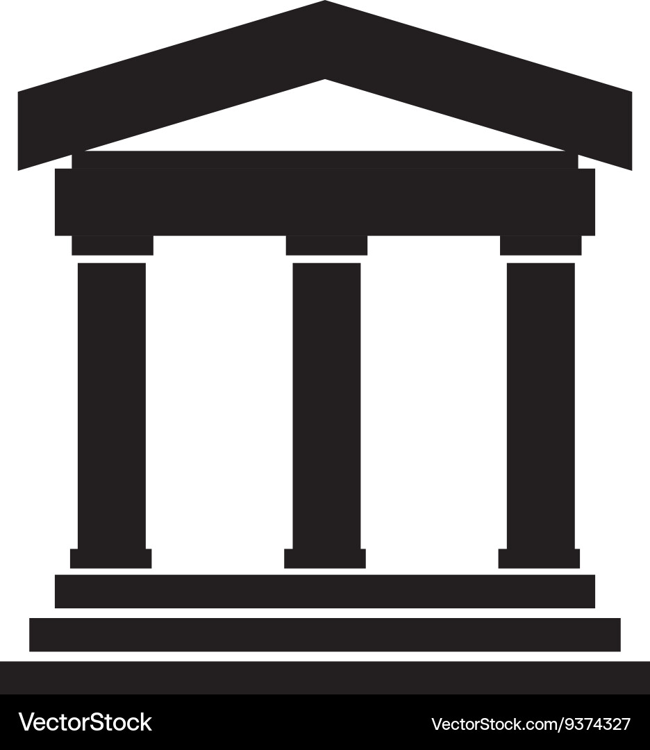 Greek or roman building Royalty Free Vector Image