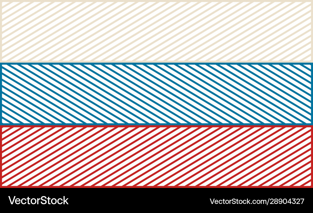 Russia national flag Royalty Free Vector Image