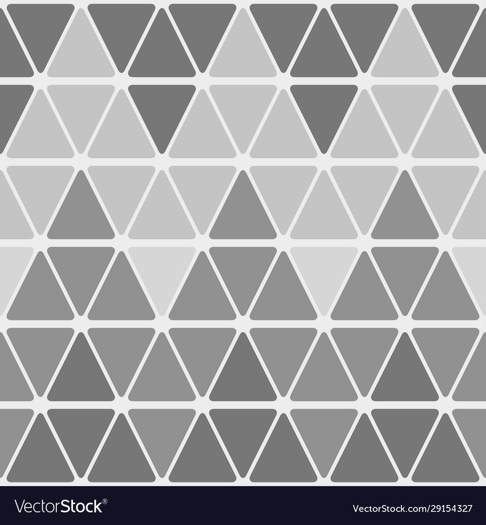 Seamless geometric pattern rounded triangles Vector Image