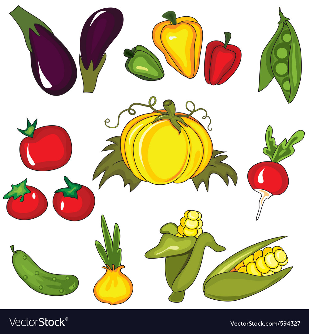 Vegetables Royalty Free Vector Image - VectorStock