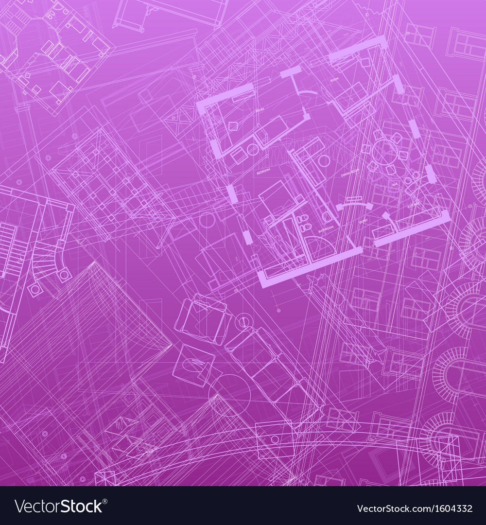 Blueprint backdrop violet Royalty Free Vector Image