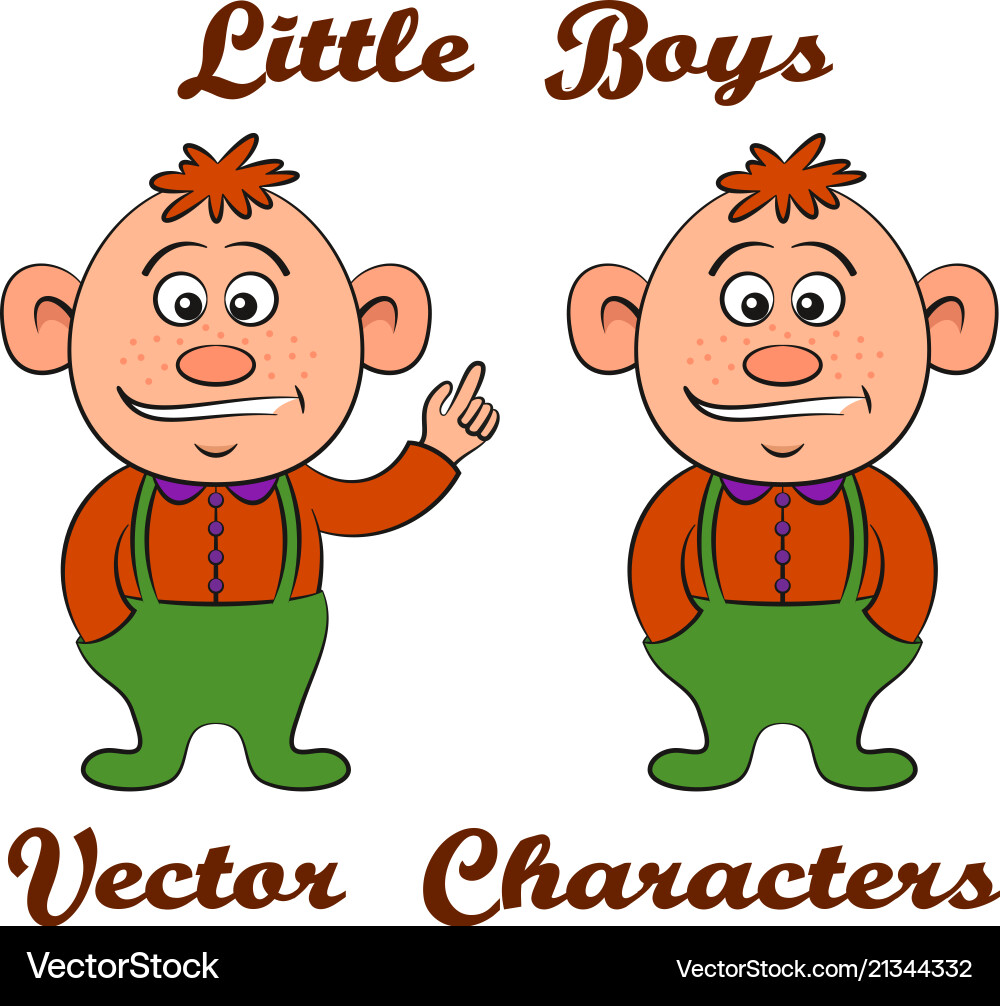 Cartoon little baby Royalty Free Vector Image - VectorStock