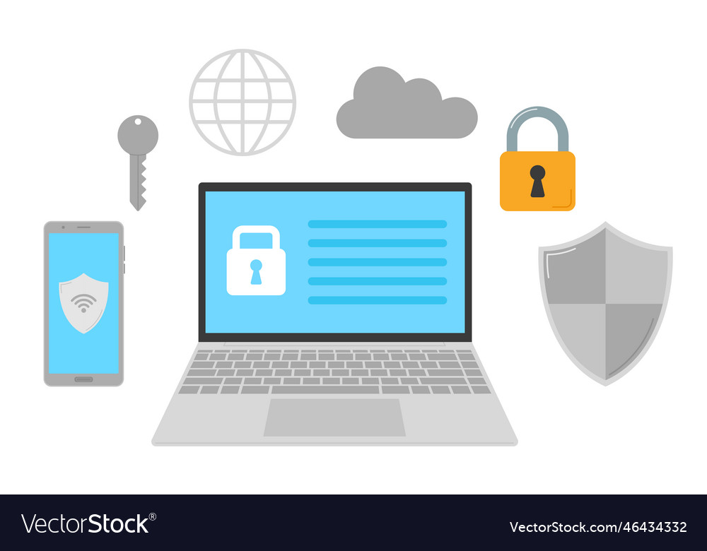 Cybersecurity Royalty Free Vector Image - VectorStock