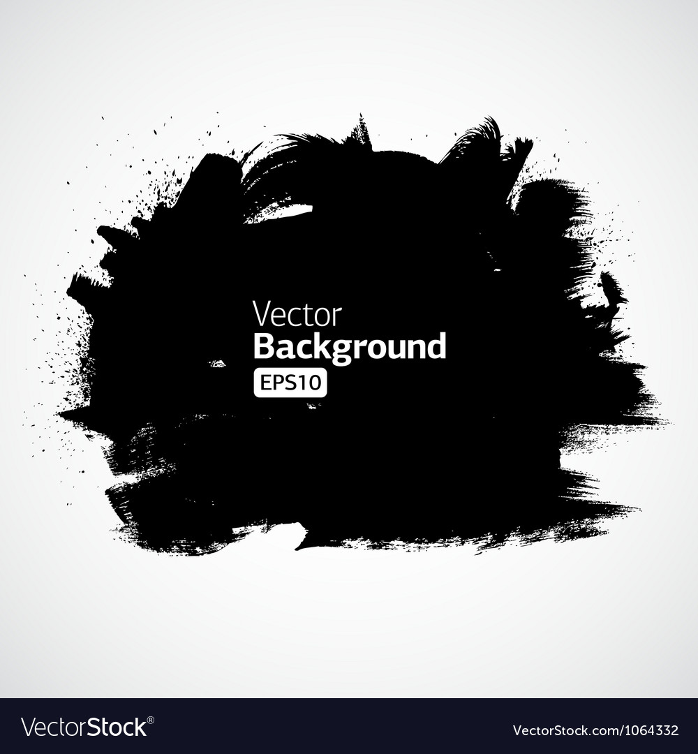 Grunge ink draw background Royalty Free Vector Image