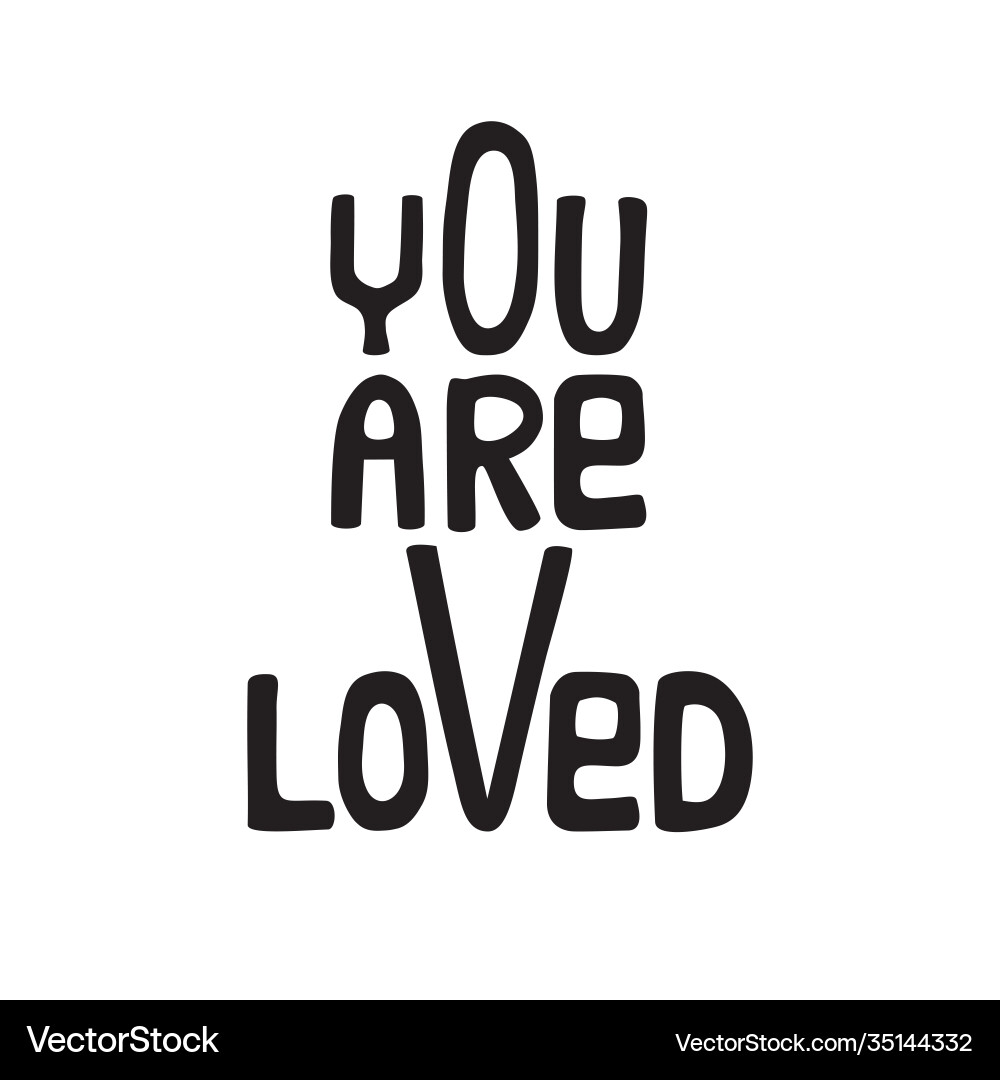 Hand drawn typography posterinspirational quote Vector Image