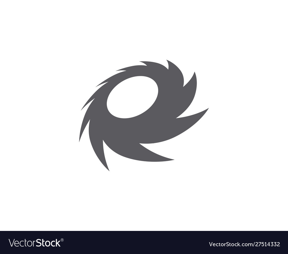 Vortex icon template Royalty Free Vector Image