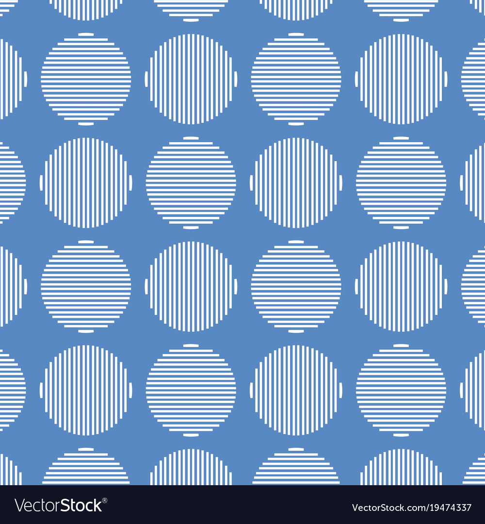 Blue geometric seamless pattern design Royalty Free Vector