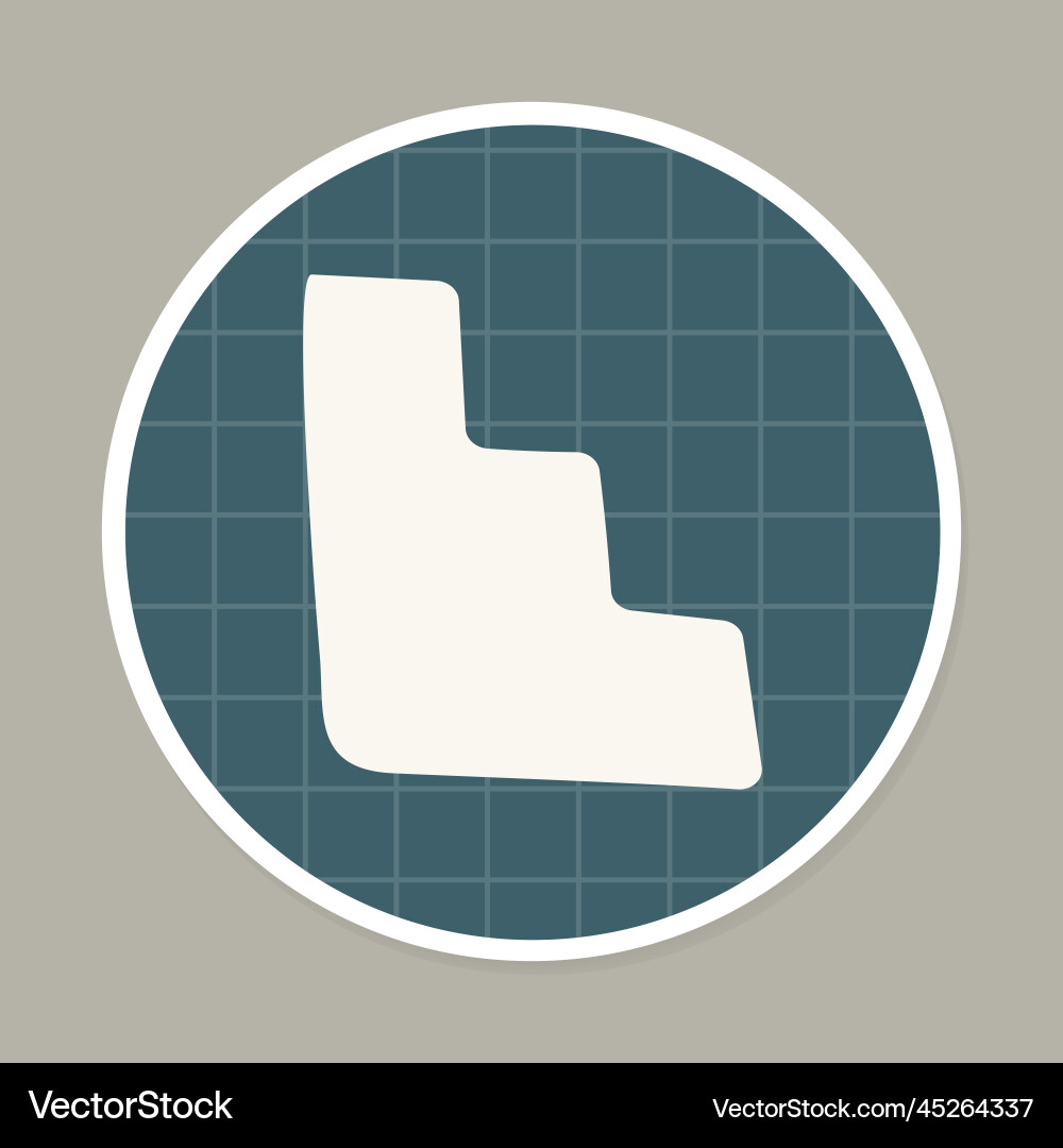 Minimal doodle social story highlight sticker Vector Image